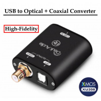 Douk Audio XMOS XU208 Digital Interface USB to Optical+Coaxial Audio ...