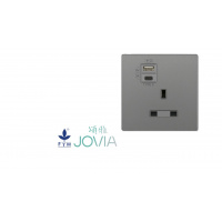 FYM 豐葉牌 Jovia 13A 1 Gang Socket Outlet With USB TypeA+TypeC 頌雅系列13A單位插座 ...