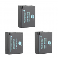 DSTE 3 Pcs Panasonic DMW-BLC12 / Leica BP-DC12 / Sigma BP-51 Lithium ...