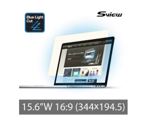 Sview 15.6吋 Wide (16:9) Blue Light Cut Screen Filter 抗藍光濾片 (344 x 194 ...