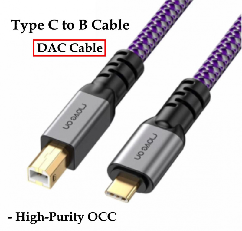 Move On HiFi Grade Type C to B DAC Cable, USB C to B Cable CB250 價錢、規格及 ...