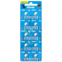 Vinnic 鈕型鹼性無汞電池 Battery LR41 AG3 / L736F (1.5V) - 10粒裝 VP-BT-L736F-C10 ...