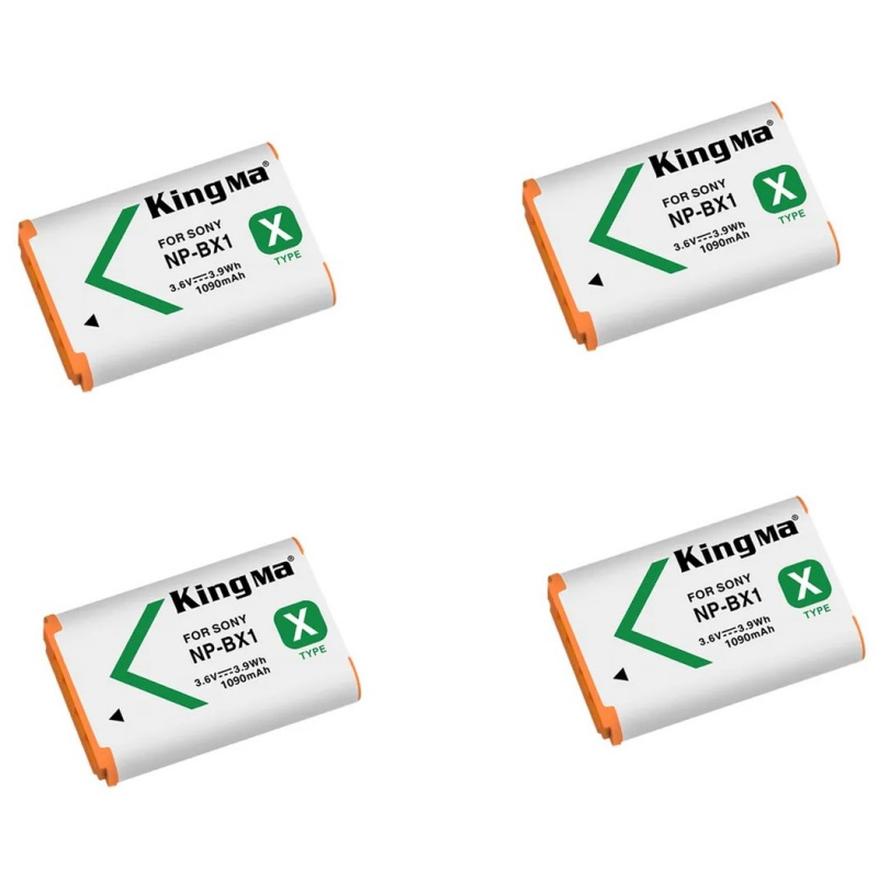 KINGMA 4 Pcs NP-BX1 Lithium-Ion Battery Pack 代用鋰電池 (3.6V, 1090mAh) 價錢、規格及用家意見 - 香港格價網 Price.com.hk