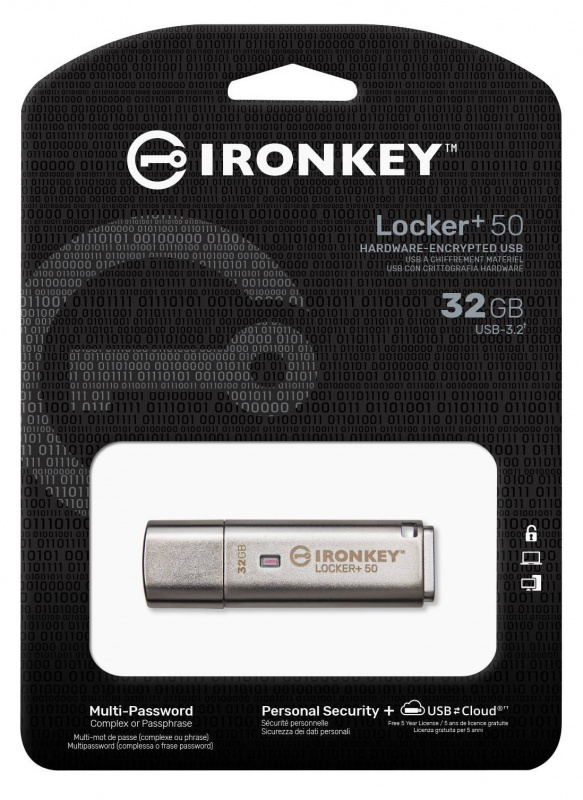 Kingston Ironkey Locker+ 50 USB 3.2 Gen 1 隨身碟 32GB (IKLP50/32GB) 價錢、規格及 ...