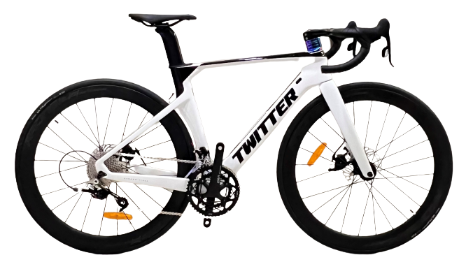 TWITTER R5 Carbon Road Bike 碳纖公路單車 Shimano R7000 105 Shifter Disc Brake ...