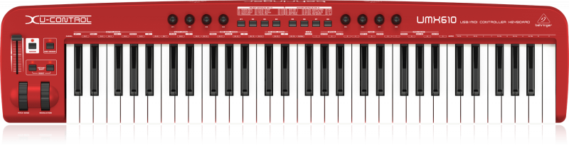 Behringer U-Control 61-Key USB/MIDI Controller Keyboard 控制器 UMX610 價錢 ...