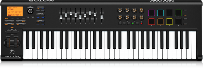 Behringer Motor 61 61-Key USB/MIDI Master Controller Keyboard 價錢、規格及用家 ...