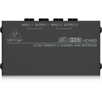 Behringer MicroHD Ultra-Compact 2-Channel Hum Destroyer 專業音效處理降噪器 HD400 ...