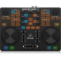 Behringer CMD Studio 2A Ultra-Portable Dual-Deck DJ MIDI Controller ...