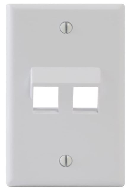 Mantech Angled Faceplate with Two Angled Ports in Single Gang 價錢、規格及用家 ...