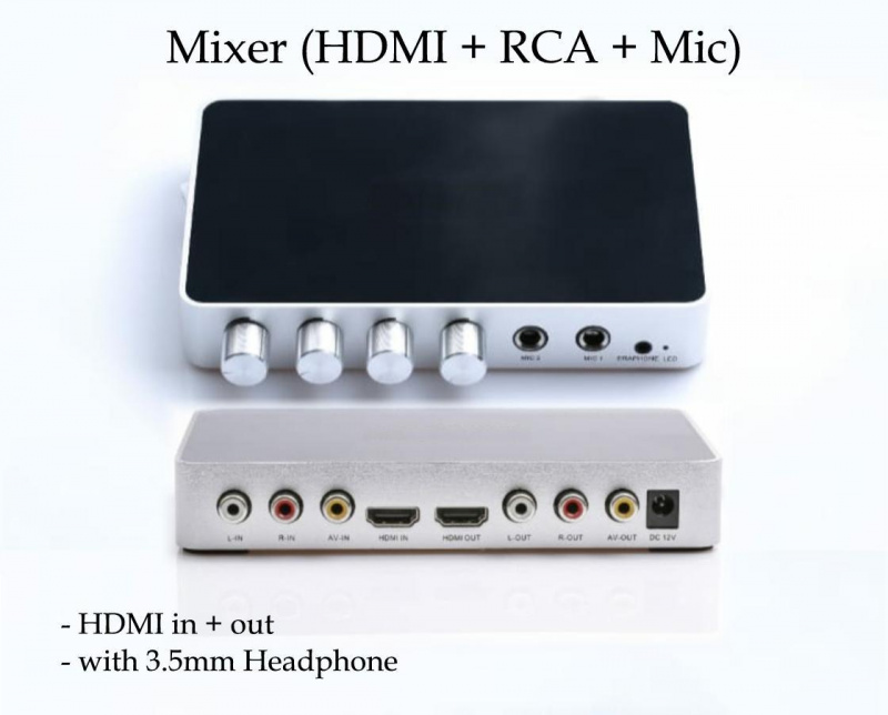 Fcaudio HDMI Audio Mixer 混音器 KM200 價錢、規格及用家意見 - 香港格價網 Price.com.hk