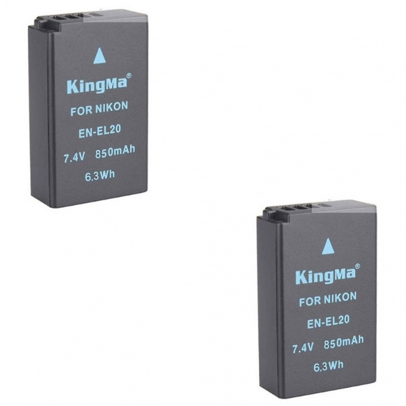 KINGMA 2 Pcs Nikon EN-EL20 / EN-EL20A Lithium-Ion Battery Pack 代用鋰電池 (7.4V, 850mAh) 價錢、規格及用家意見 ...