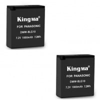KINGMA 2 Pcs LEICA BP-DC15-E / Panasonic DMW-BLE9E / DMW-BLG10 Lithium ...