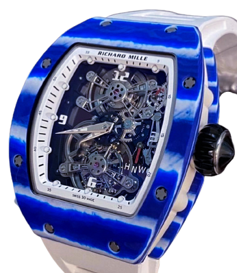 Richard Mille 2020 Paper Tourbillon Blue Carbon TPT RM 17-01 價錢、規格及用家意見 ...