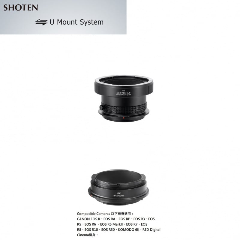 SHOTEN UMS Universal Mount System Lens Adapter - Compatible with ...
