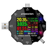 Atorch USB & DC Power Tester 多功能測試儀器 (彩色顯示) UD18 價錢、規格及用家意見 - 香港格價網 ...