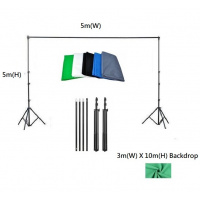 FOCUS 5m(H) x 5m(W) Studio Support Stand With 3m(W) x 10m(H) Backdrop 大型龍門架連背景布 價錢、規格及用家意見 - 香港格 ...