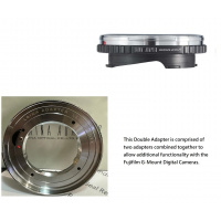 LAINA Lens Mount Double Adapter, Nikon S, Contax RF & Kiev RF External ...