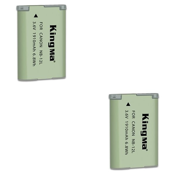 KINGMA 2 Pcs NB-12L Lithium-Ion Battery Pack For CANON 代用鋰電池 (3.6V，1910mAh) 價錢、規格及用家意見 - 香港格價網 ...