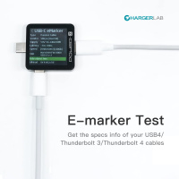 POWER-Z ChargerLAB Portable USB-C Fast Charging Tester, Digital ...