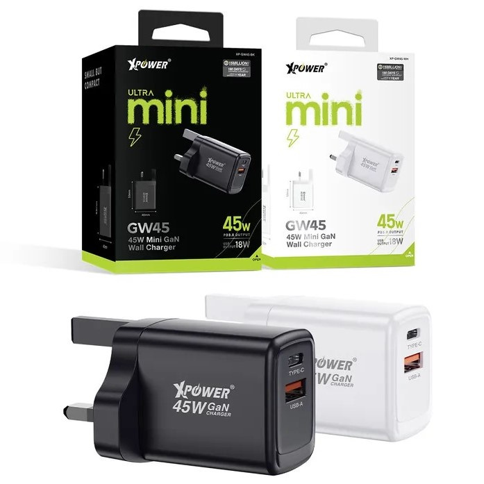 XPower GaN 45W PD 3.0/QC 插牆充電器 GW45 價錢、規格及用家意見 - 香港格價網 Price.com.hk