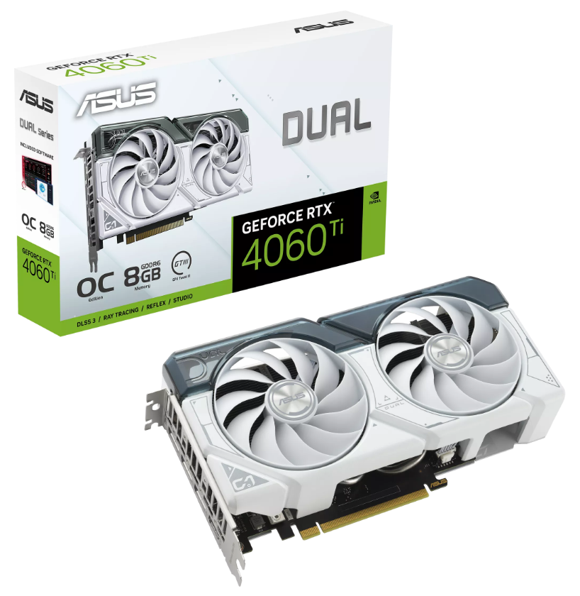 ASUS Dual GeForce RTX 4060 Ti White OC Edition 8GB GDDR6 價錢、規格及用家意見 - 香港格價網 Price.com.hk