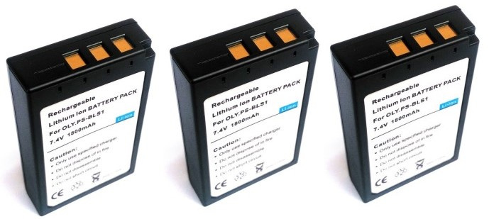 LEIFIRE 3 PCS BLS-1 / BLS-5 / BLS-50 / BLS1 / BLS5 / BLS50 Lithium-Ion ...