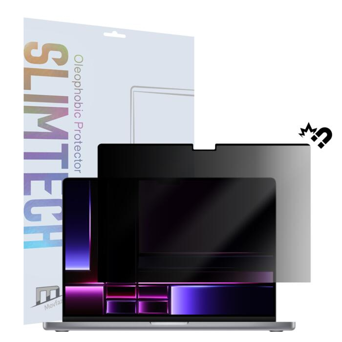 Movfazz SlimTech MacBook Pro 16 (2021-2023) UltraThin 磁吸防窺螢幕保護貼 價錢、規格及用 ...