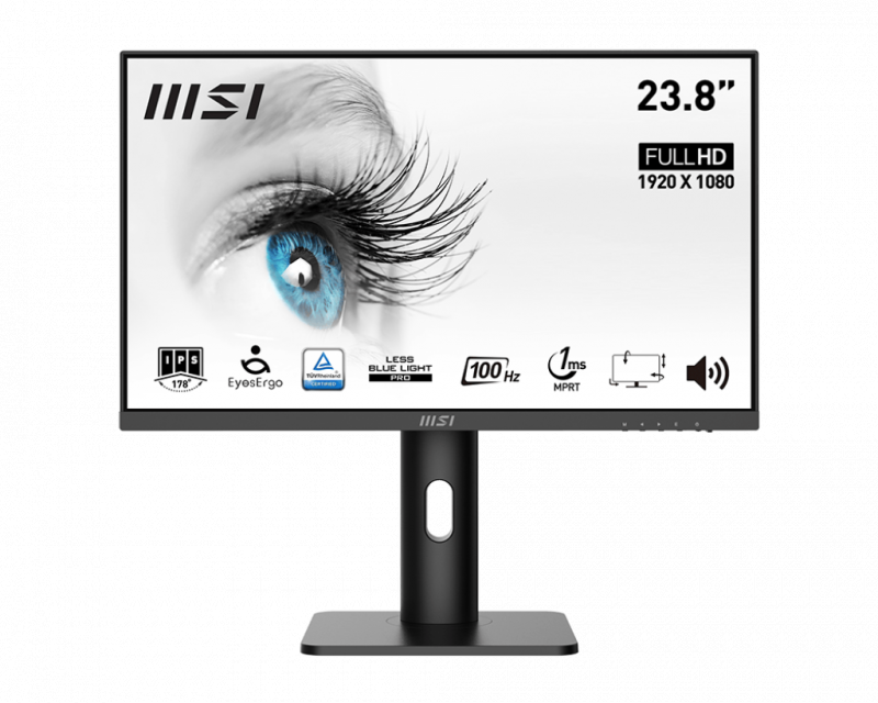 MSI 23.8吋 FHD IPS 100Hz 文書顯示器 (上下升降,旋轉,內置喇叭) PRO MP243XP 價錢、規格及用家意見 - 香港格價網 Price.com.hk