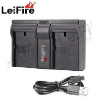 LEIFIRE Dual USB Type-A Charger For Nikon EN-EL19 / Sony NP-BJ1 Lithium-Ion Battery Pack 平放式雙充充 ...