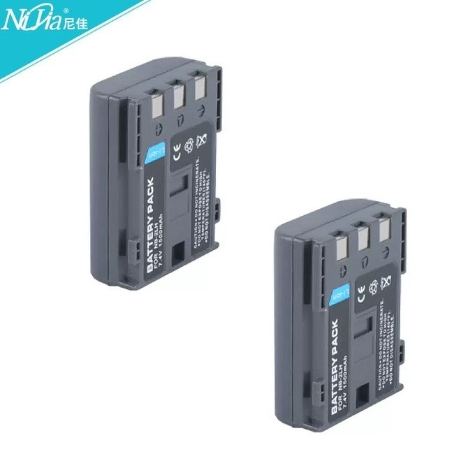 Nijia 2 Pcs CANON NB-2LH / NB-2L Lithium-Ion Battery 代用鋰電池 (7.4V ...