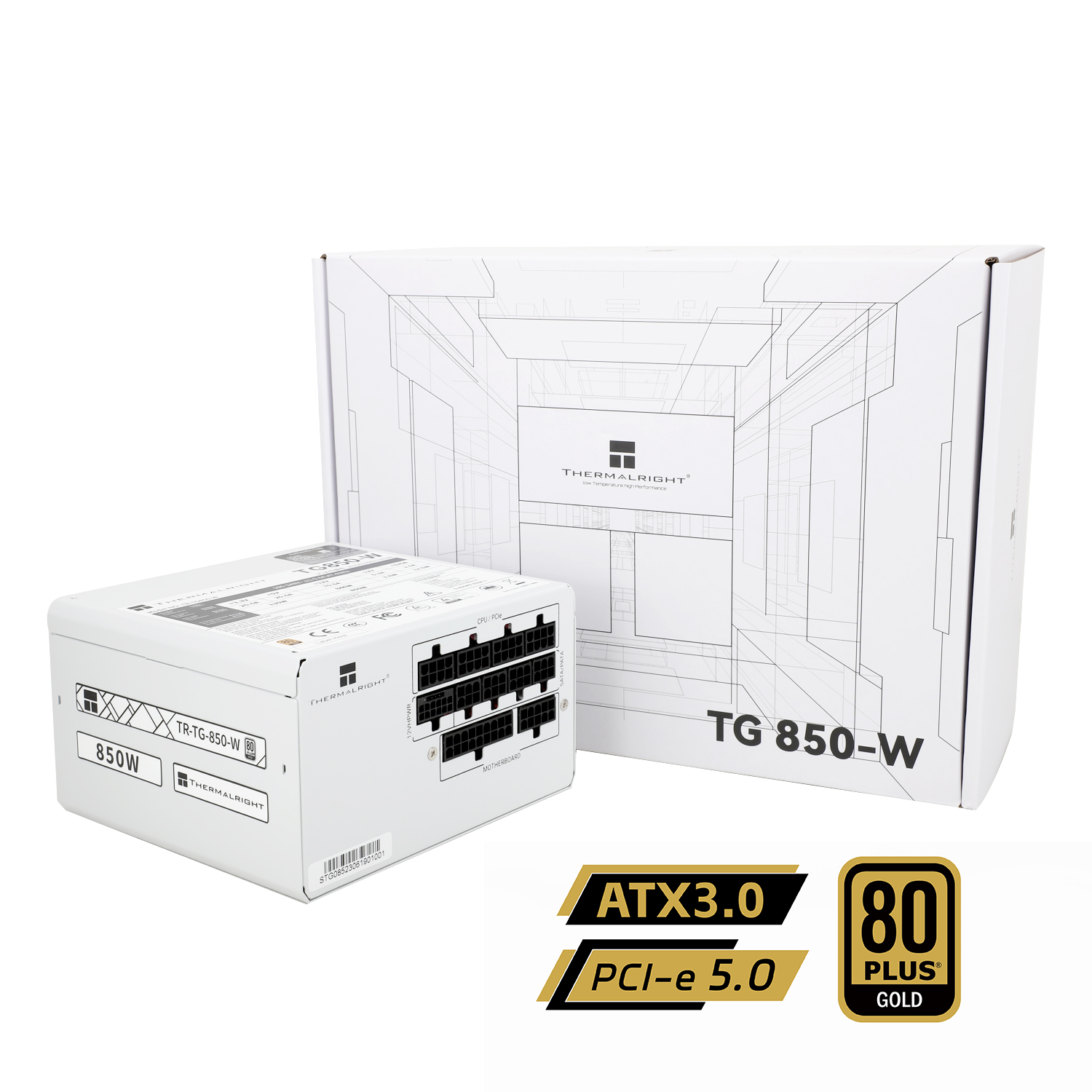Thermalright TG 850 80 Plus Gold Fully-Modular PSU TR-TG850 價錢、規格及用家意見 ...