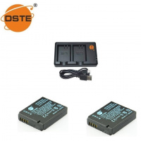 DSTE 2 PCS Leica BP-DC10-U / BP-DC10 / BP-DC10E / Panasonic DMW-BCJ13 Lithium-Ion Batteries With ...