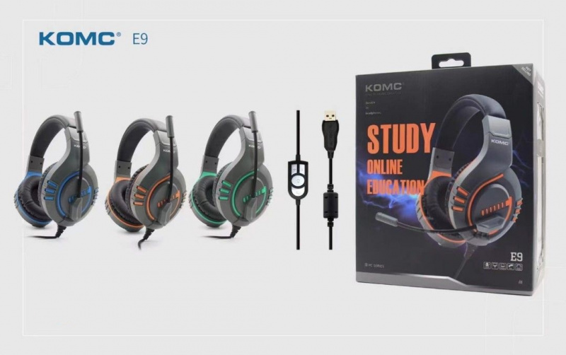KOMC USB PC 頭戴式耳機 E9 價錢、規格及用家意見 - 香港格價網 Price.com.hk