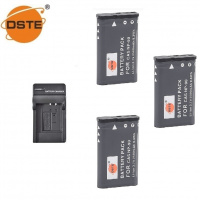 DSTE 3 Pcs CASIO NP-90 Lithium-Ion Batteries With AC Travel Charger 三電池 ...