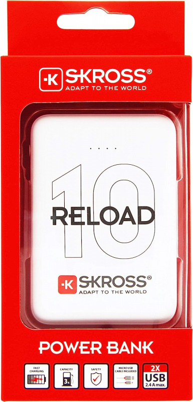 SKROSS Reload 10 Power Bank 外置充電器 10000mAh 價錢、規格及用家意見 - 香港格價網 Price.com.hk