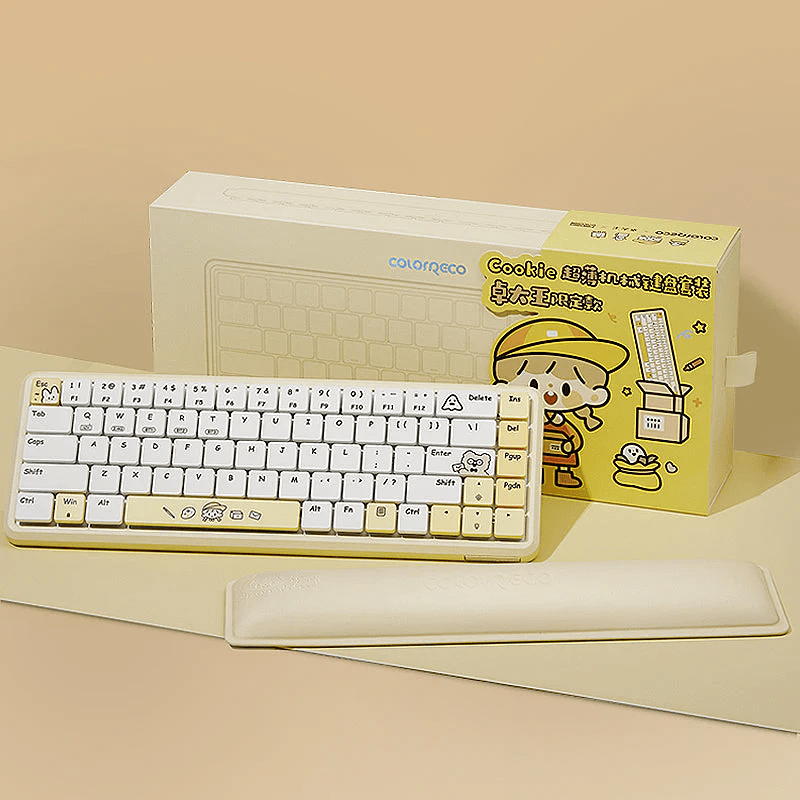 ColorReco x Molinta Cookie Mechanical Keyboard Set 無線藍牙超薄機械鍵盤套裝 - 卓大王限定 ...