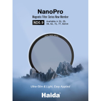 Haida NanoPro Magnetic ND 0.9 8x / 3-Stop Neutral Density Filter with Adapter Ring 磁吸減光濾鏡 - 55mm ...