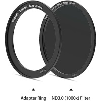 Haida NanoPro Magnetic ND 3.0 1000x / 10-Stop Neutral Density Filter with Adapter Ring 磁吸減光濾鏡 ...