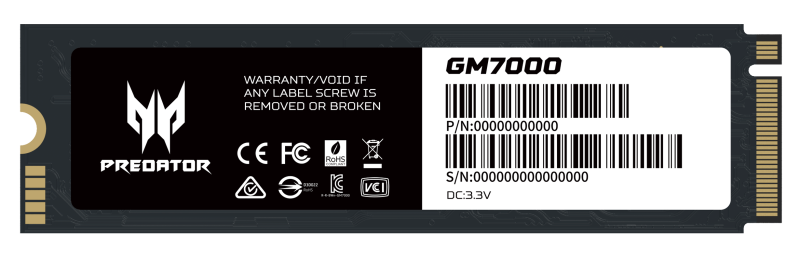 Acer Predator GM7000 PCIe4.0 M.2 SSD 1TB with 1GB DDR4 DRAM 價錢、規格及用家意見 ...
