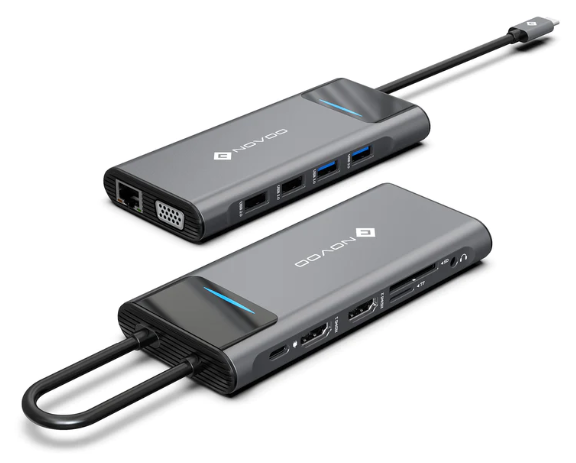 Novoo RM12F 12 in 1 Docking Station NVHUBSN12PLX 價錢、規格及用家意見 - 香港格價網 ...