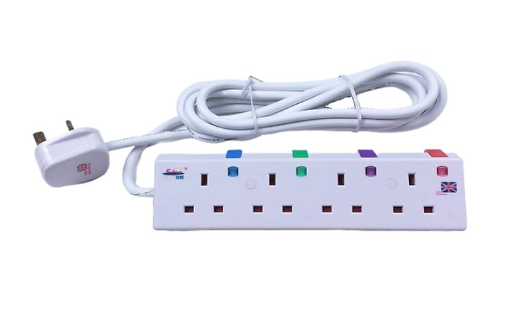 Silon 4-way Extension Socket 4位獨立開關拖板 (3m) (SN-2248-3m) 價錢、規格及用家意見 - 香港 ...