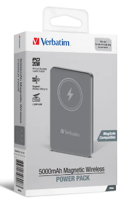 Verbatim 磁吸無線流動充電池 5000mAh 66907 / 66908 / 66909 價錢、規格及用家意見 - 香港格價網 ...