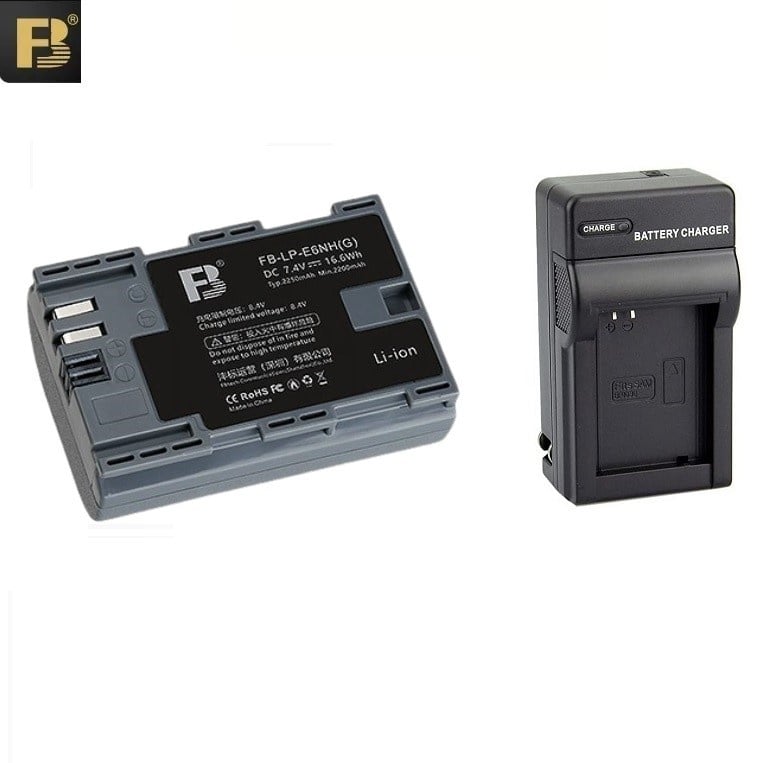 FB 灃標 LP-E6NH(G) Lithium-Ion Battery Pack With AC Travel Charger 電池連充電機 ...