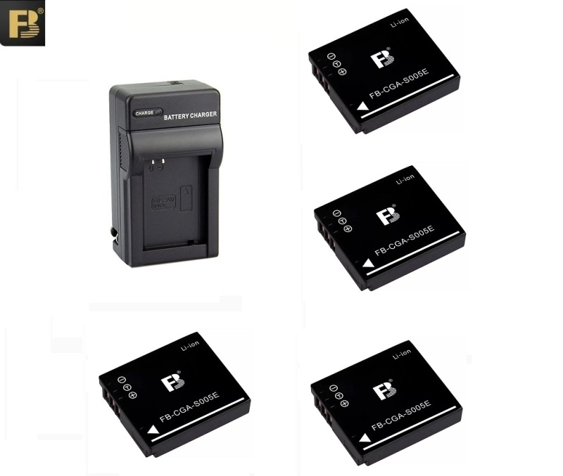 FB 灃標 4 PCS PANASONIC S005E / FujiFilm NP-70 / Ricoh DB-60 / DB-65 ...