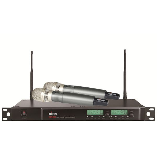 MIPRO ACT-228 Dual Wireless System with two ACT-28H Handheld ...