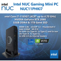 Intel NUC 11 Enthusiast Kit (i7-1165G7, 32GB+1TB SSD) 迷你電腦 NUC11PHKi7/31 價錢、規格及用家意見 - 香港格價網 ...