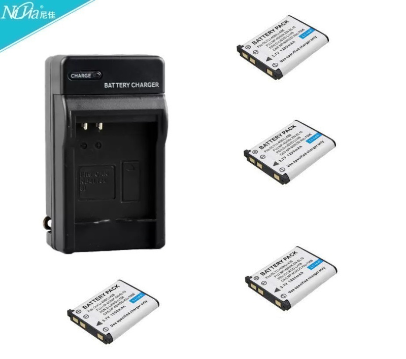 Nijia 4 PCS Olympus LI-42B / LI-40B / FUJIFILM NP-45 / NP-45A / NP-45S ...
