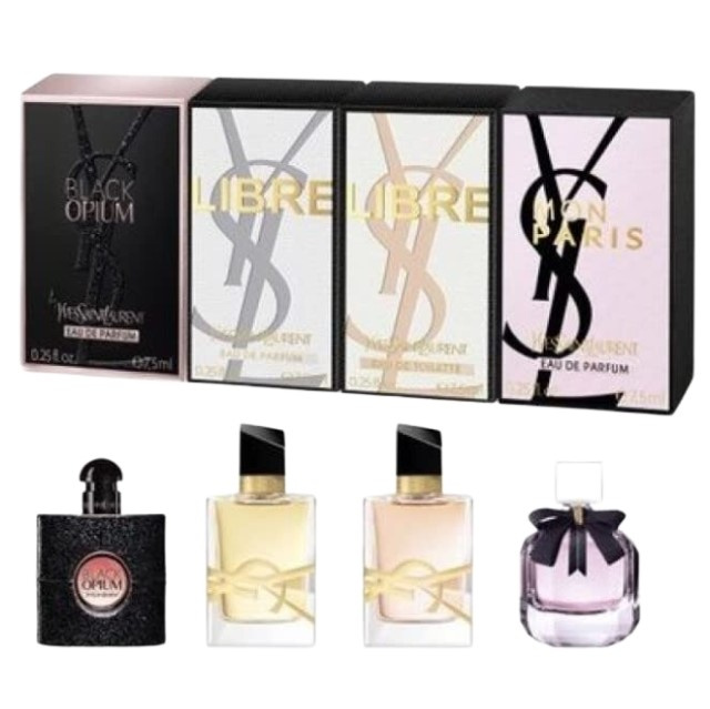 YSL Miniature Gift Set 女士迷你香水禮盒套裝 7.5ml x 4 價錢、規格及用家意見 - 香港格價網 Price.com.hk