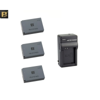 FB 灃標 3 PCS LP-E12 / LP-E12(G) Fully Decoded Lithium-Ion Batteries With ...